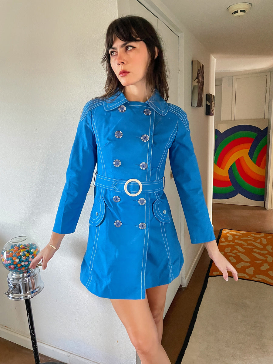 60s Blue Mod Jacket – Luxie Vintage