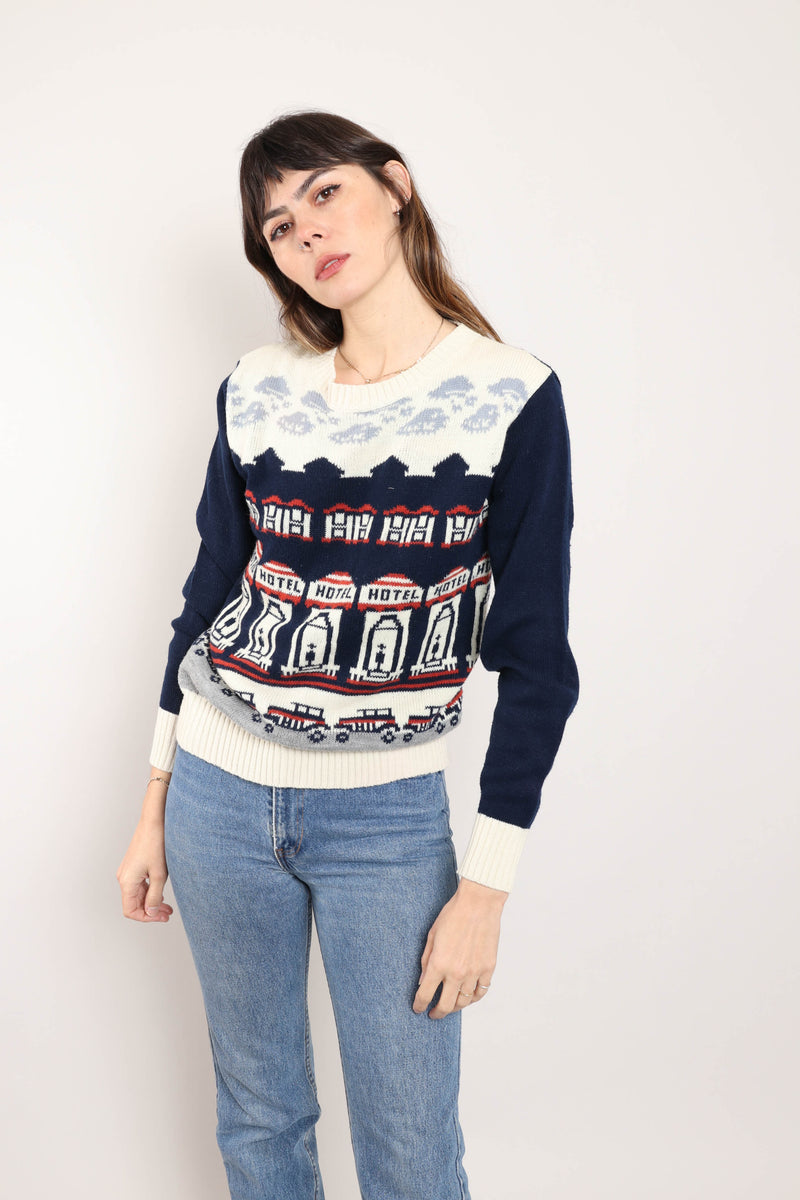 70s Hotel & Buggy Sweater – Luxie Vintage