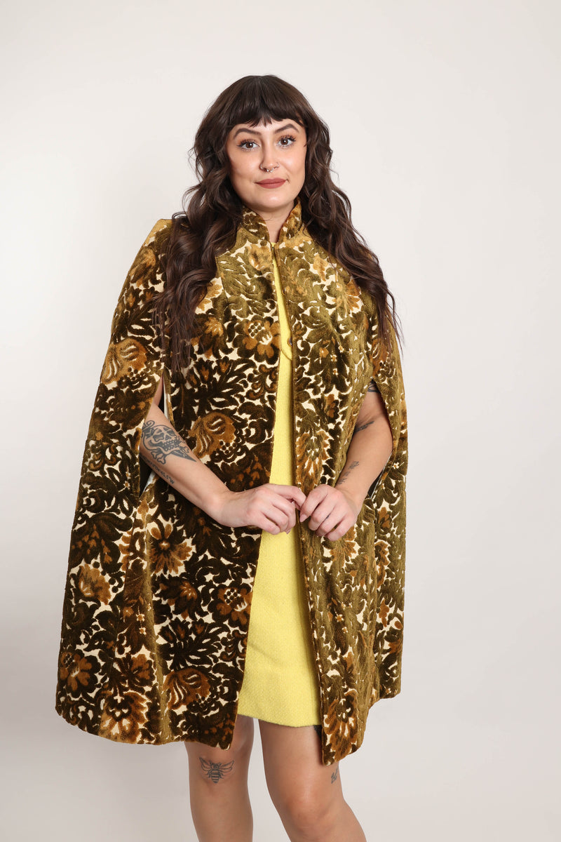 60s Tapestry Cape Set – Luxie Vintage